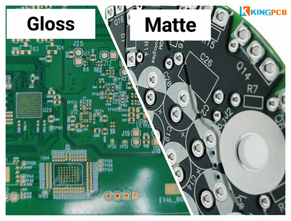 Choosing Matte Finish or Glossy Finish for PCB Design? - Kingpcb